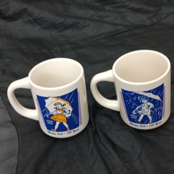 morton salt | Dining | Vintage Morton Salt Coffee Mugs | Poshmark
